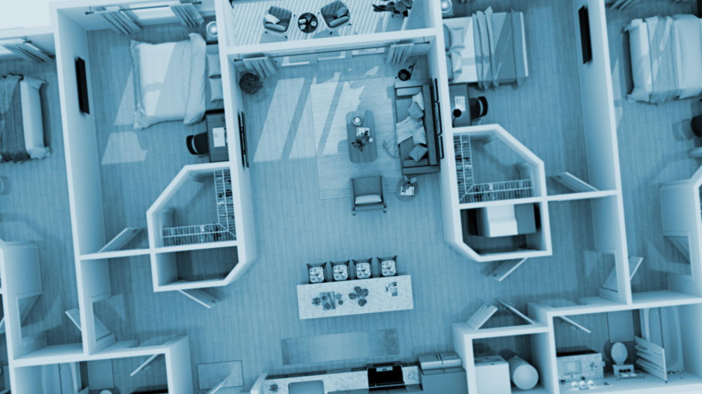 3D Floor Plan Modelling and 3D Architectural Visualization by BLUELIME